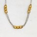 18k Gold Two Toned Noble Chain Necklace Versatile and Stylish With Gold ...