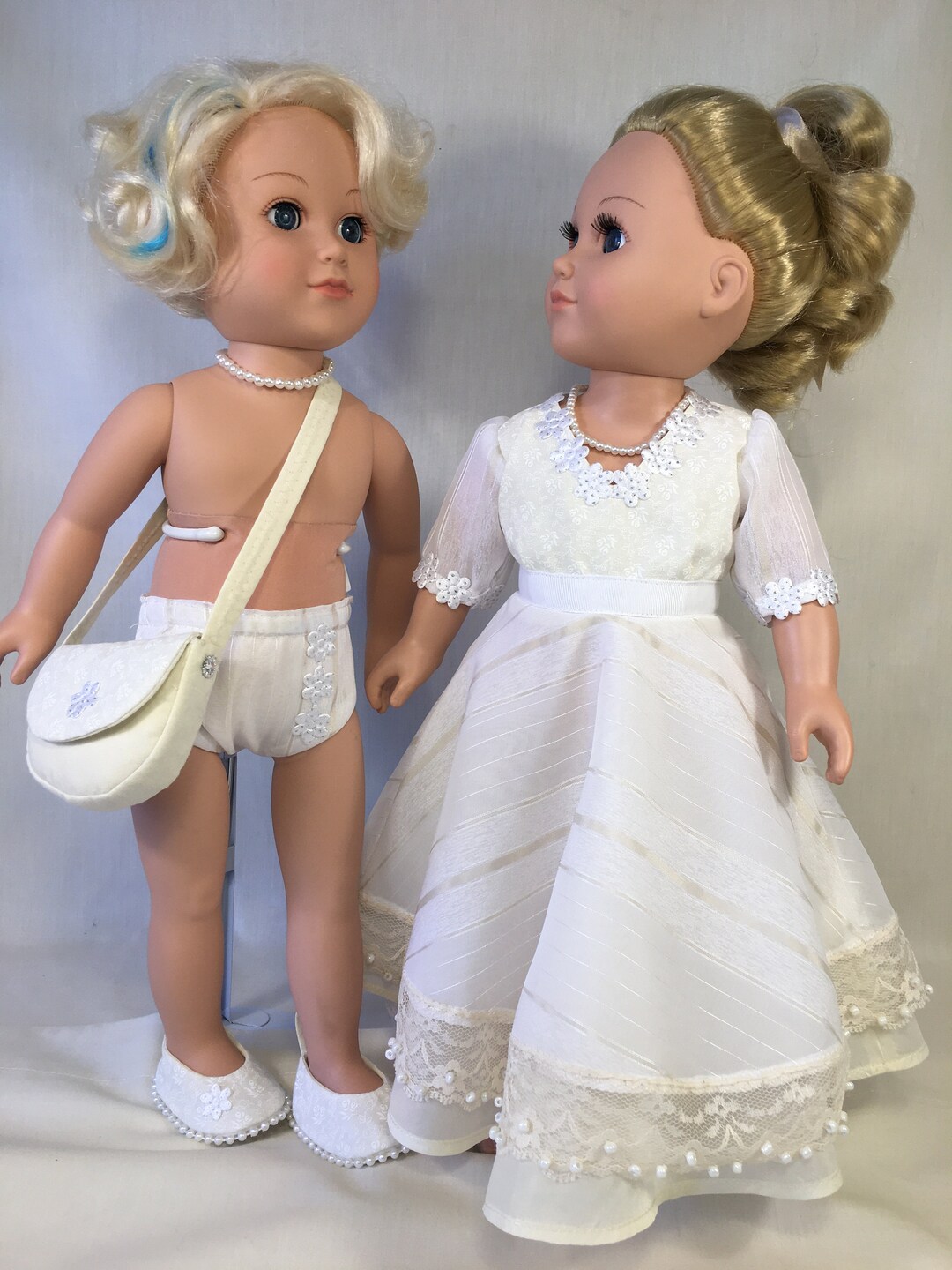 4 Piece 8in Doll Long Dress, - Etsy