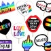 Pride Party Printable Photo Booth Props - 10 Funny Signs - Pride Month ...