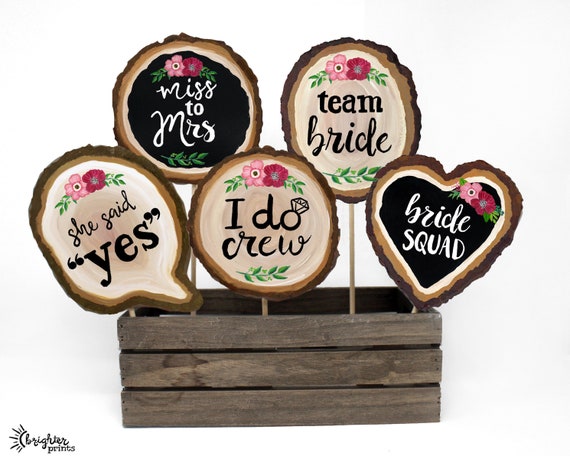 Bachelorette Party Photo Booth Props 8 Printable Hand | Etsy