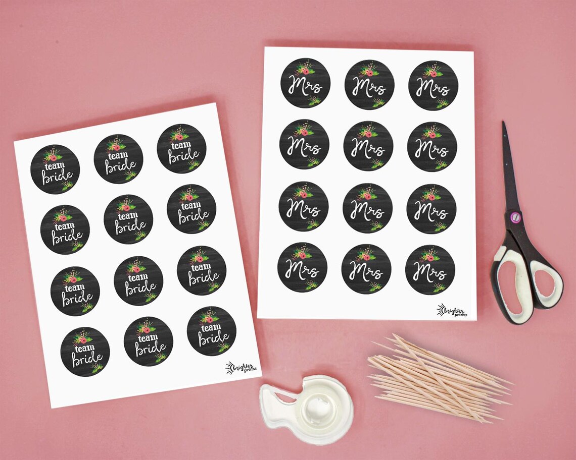 Baby Shower Cupcake Toppers Printable - It's a Girl - Oh Baby - White ...
