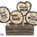 Rustic Wedding Printable Photo Booth Props 8 Hand Painted - Etsy