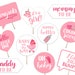Baby Shower Printable Photo Booth Props - Baby Girl - Pink and White ...