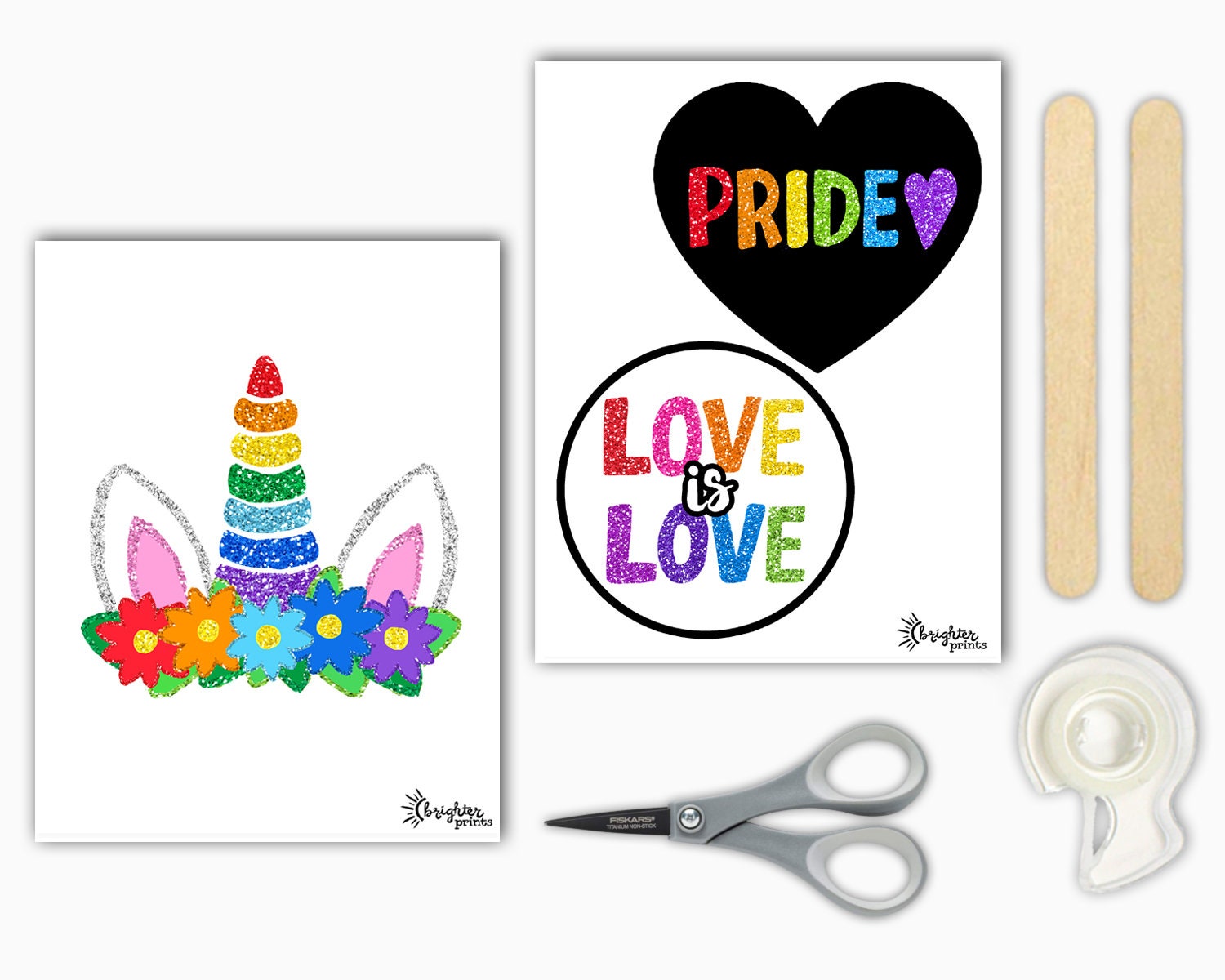 Pride Party Printable Photo Booth Props - 15 Funny Signs - Pride Month ...