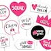 Girls Night Out Printable Photo Booth Props - Pink Black and White - 10 ...
