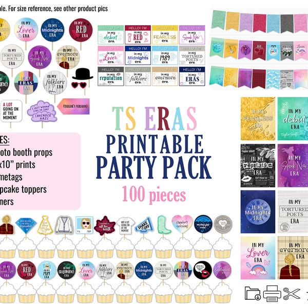 Printable Eras Party Pack - Etsy