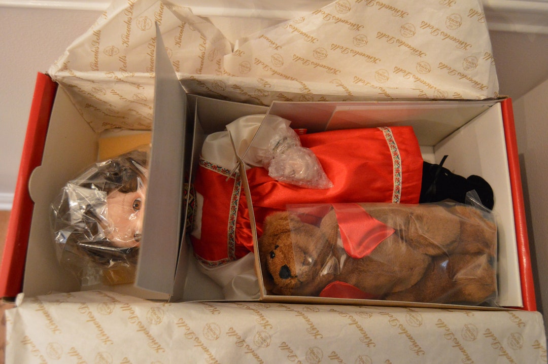 Ashton-drake Porcelain Doll: Natasha With Bear, Knowles China, NIB, Ltd ...