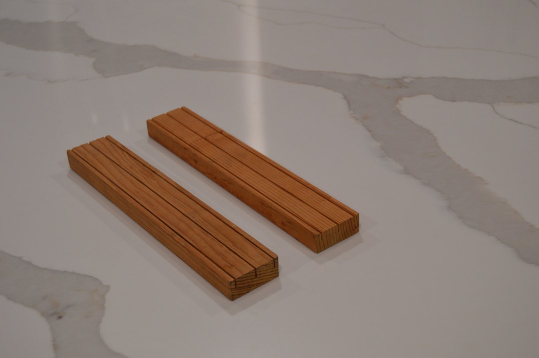 Rare! 1950s Mirro Wooden Cookie Disc/disk/pastry Tips Holder W/ Slots ...