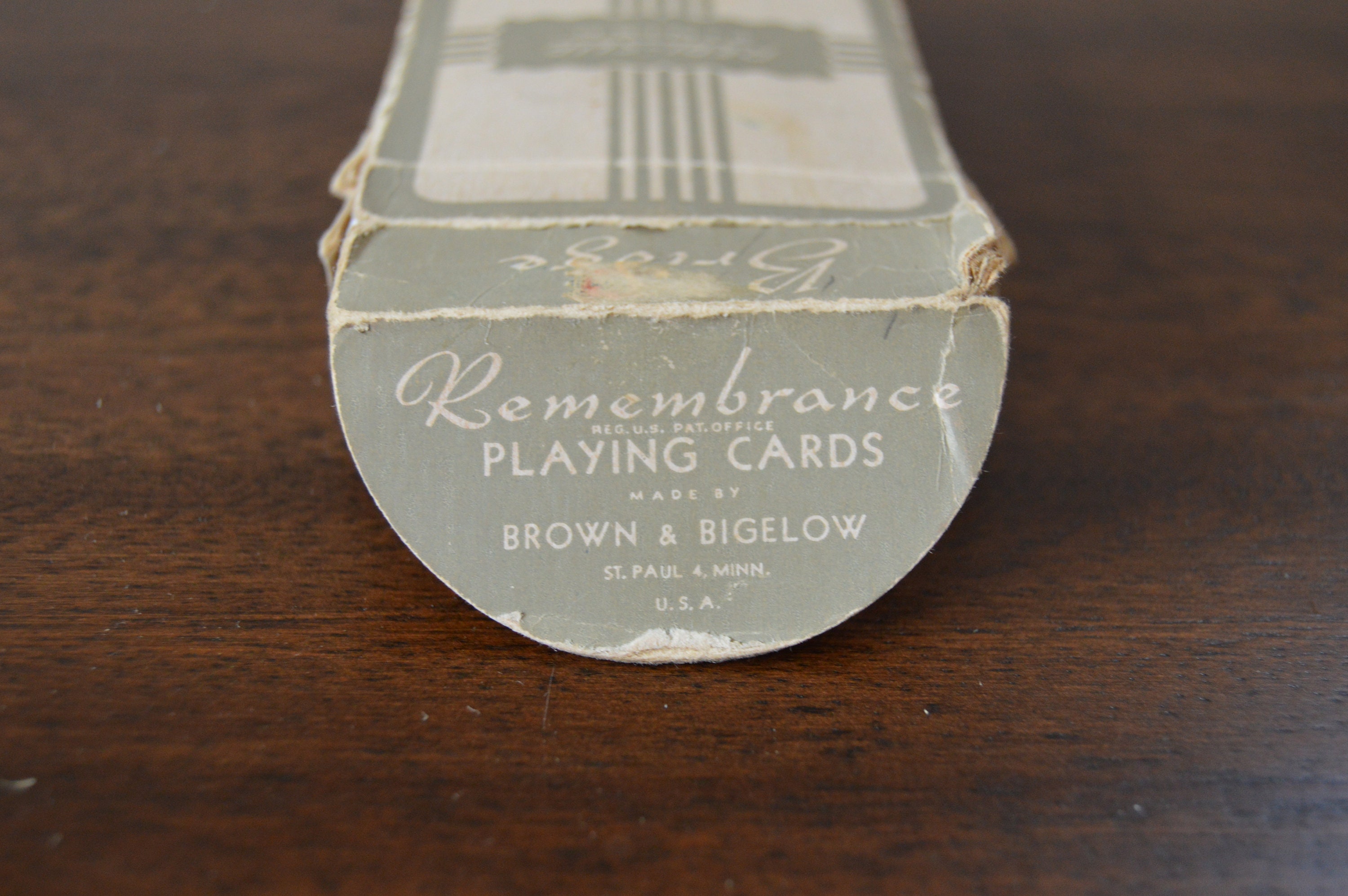 Remembrance Redi-slip Finish Playing Cards Bridge Cards - Etsy