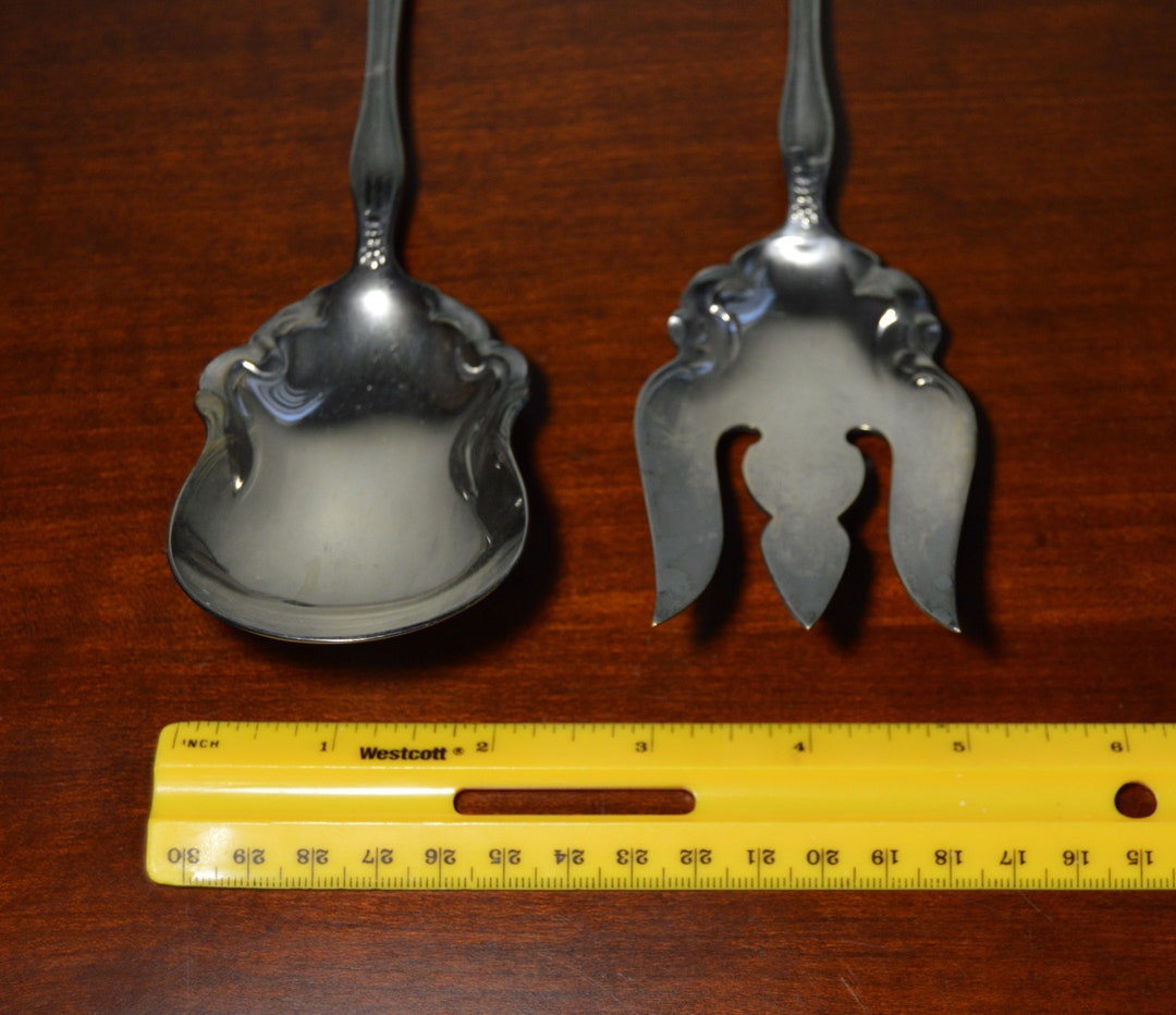 Vintage Alpaca Plateado Pesa Mexico Silverware Set, Large Serving Fork ...