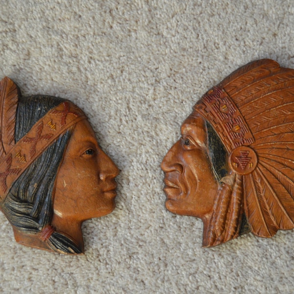 Native American Indian Plaques - Etsy