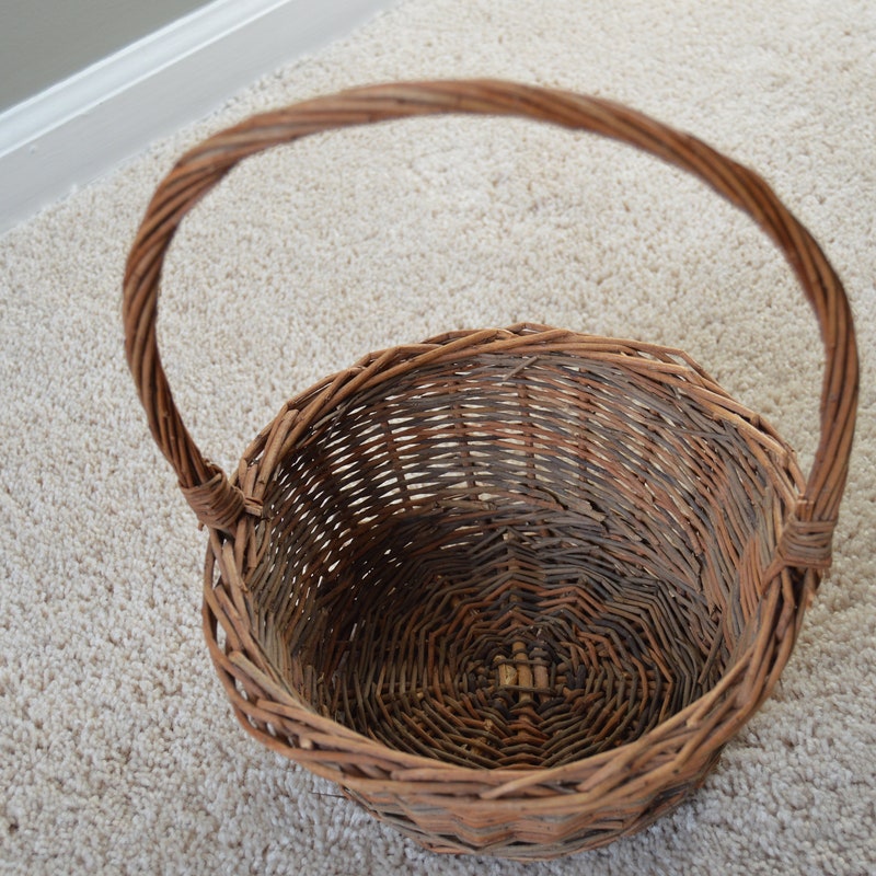 Wicker Basket - Etsy