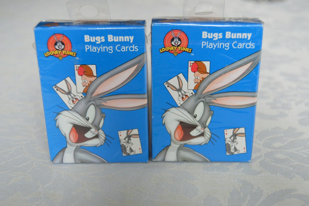 Rare 1999 New in Package Looney Tunes Bugs Bunny Deck of Playing Cards ...