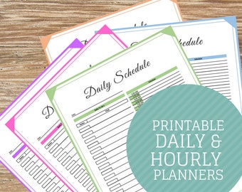 Printable daily planner | Etsy