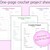Crochet Project Tracker Printable - Handy Reference Sheet for Crochet ...