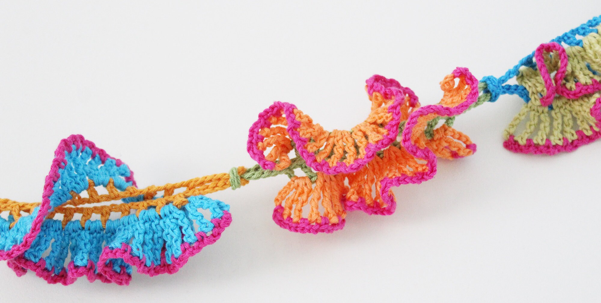 Crochet Pattern for Frills Party Garland/bunting - Etsy