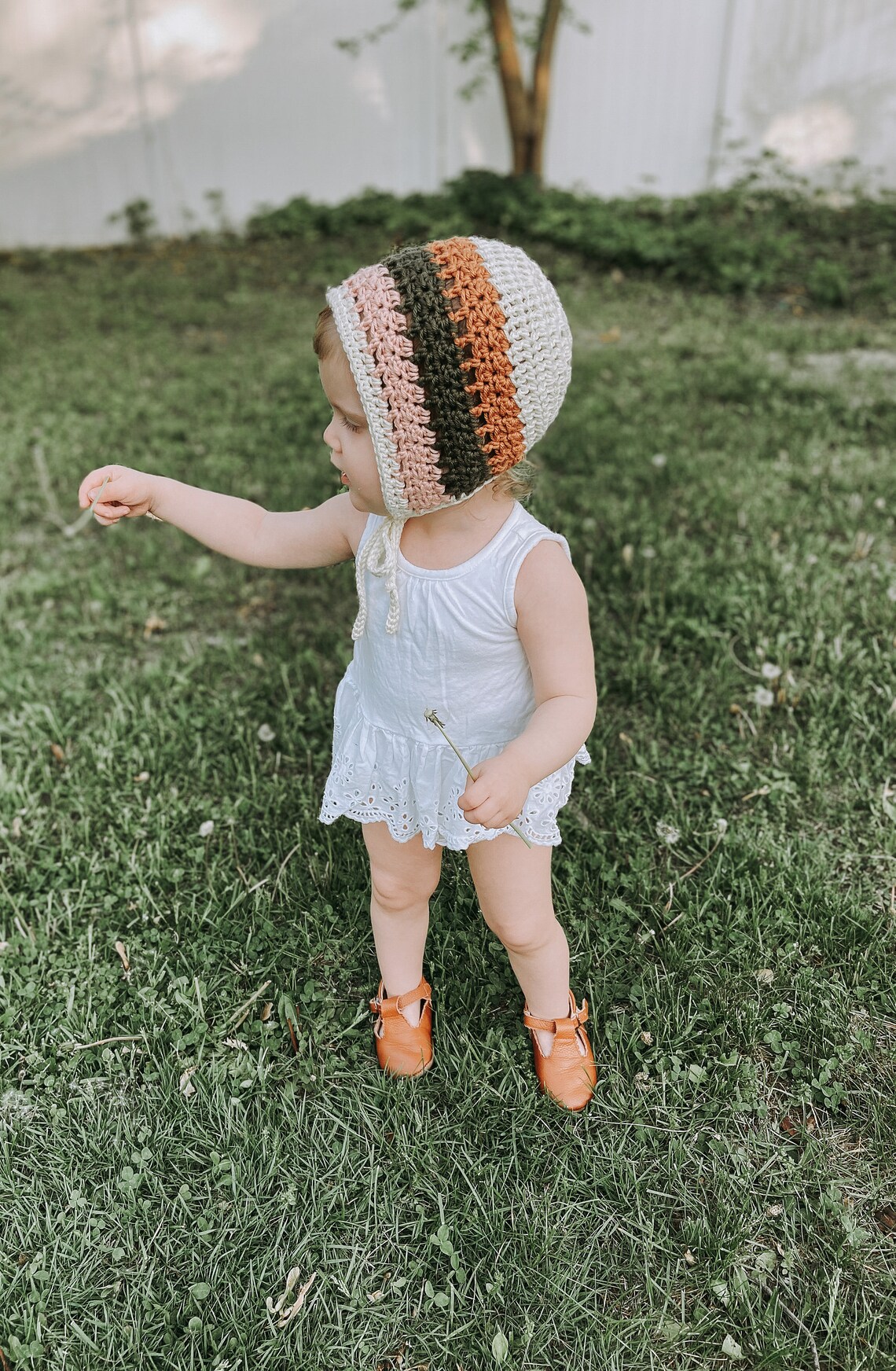 The Lilah Bonnet Crochet Bonnet Crochet Baby Hat Boho - Etsy