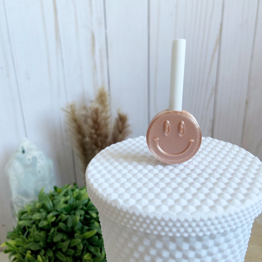 Straw Topper Charm | Smiley Straw Topper | Crystal Straw Charm | Moon ...