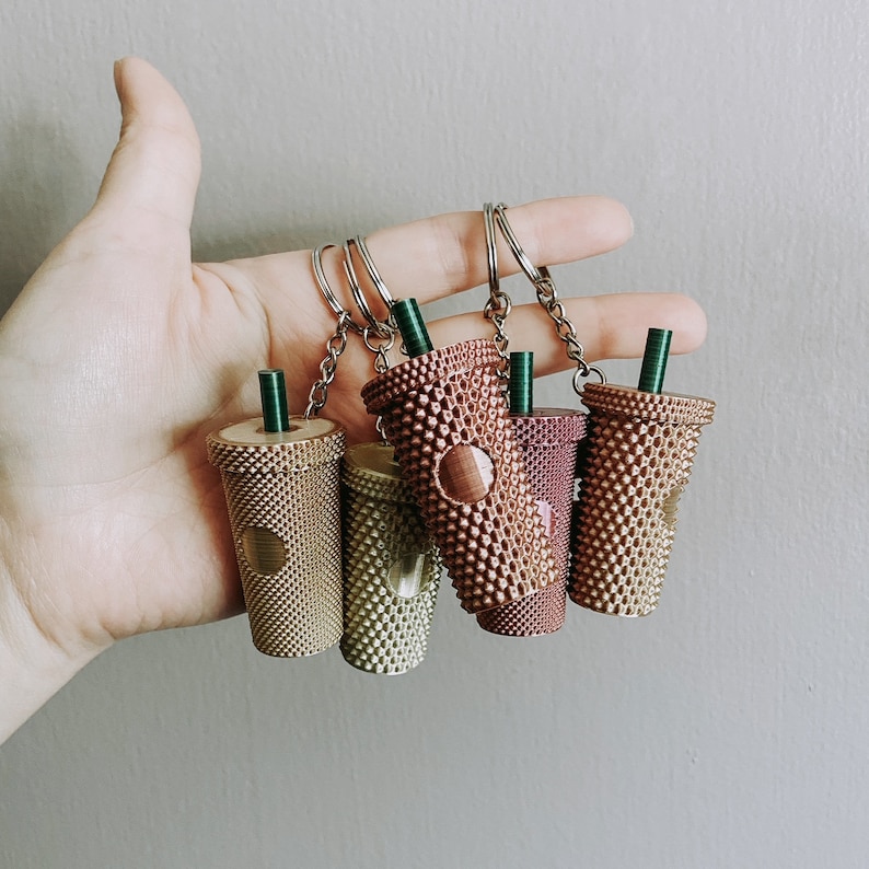 Starbucks Inspired Mini Tumbler Keychains Starbucks Cup - Etsy