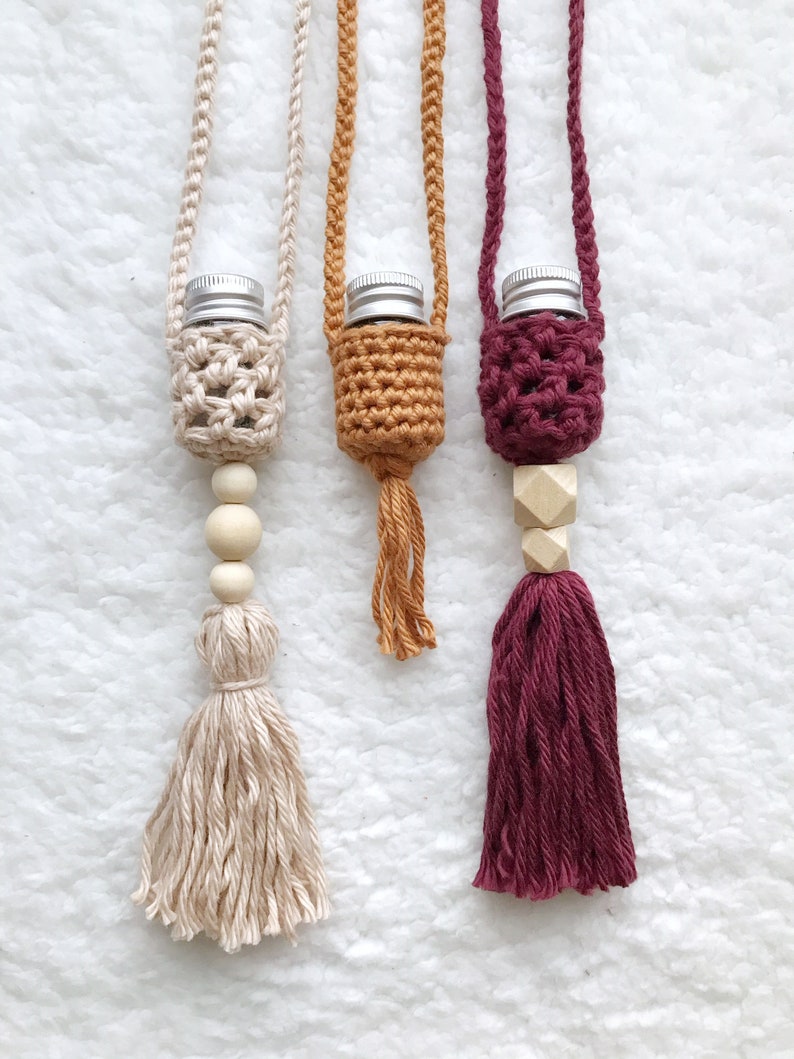 Boho Essential Oil Diffuser Crochet Pattern, PDF Pattern, Crochet EO ...