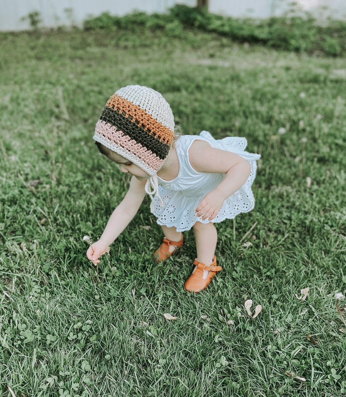 The Lilah Bonnet Crochet Bonnet Crochet Baby Hat Boho - Etsy