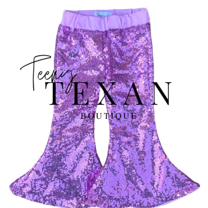 Sequin Pants Purple - Etsy
