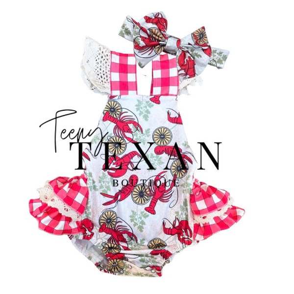 Crawfish 1st Birthday Outfit - Etsy