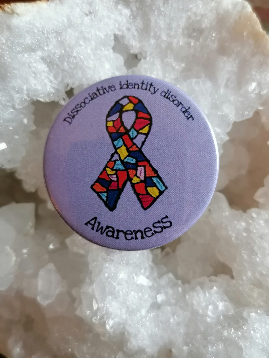 Dissociative Identity Disorder Awareness Badge, DID, Dissociative ...