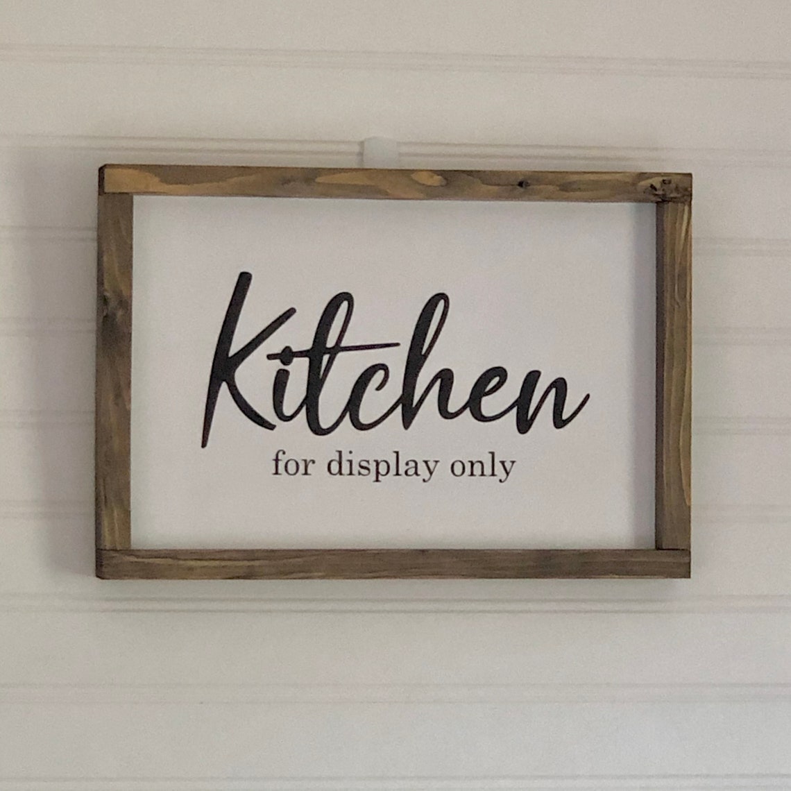 Kitchen for Display Only Rustic Farmhouse Wood Sign for the - Etsy