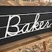 Custom Teacher Name Sign Chalkboard Font rustic Farmhouse Sign 7 Tall ...