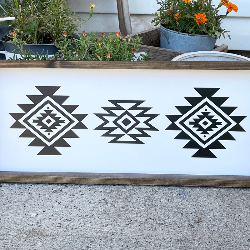 Aztec Wall Art - Etsy