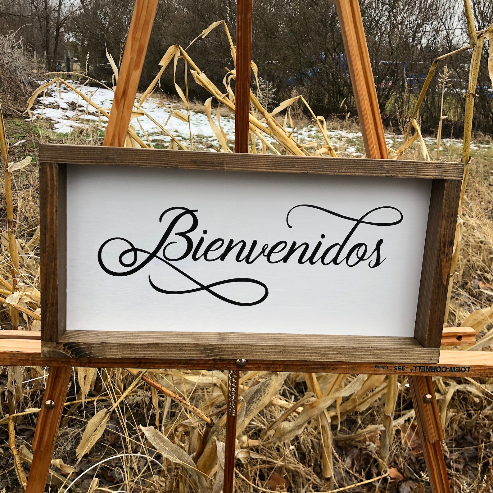Bienvenidos Spanish Welcome Wood Sign rustic Farmhouse - Etsy