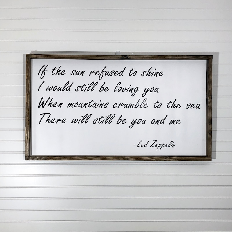 Led Zeppelin Lyrics - Etsy