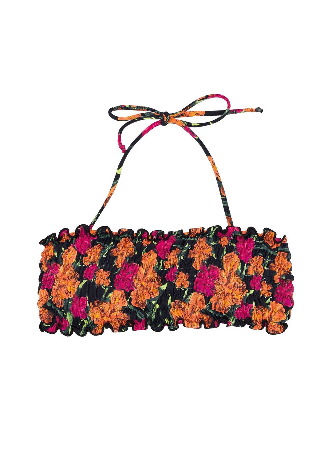 Floral Swimsuit Top, Size Small Bikini Top, Floral Bikini Top, Floral ...