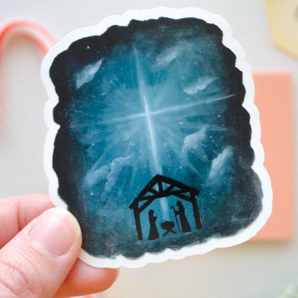 Manger Scene Painting - Etsy