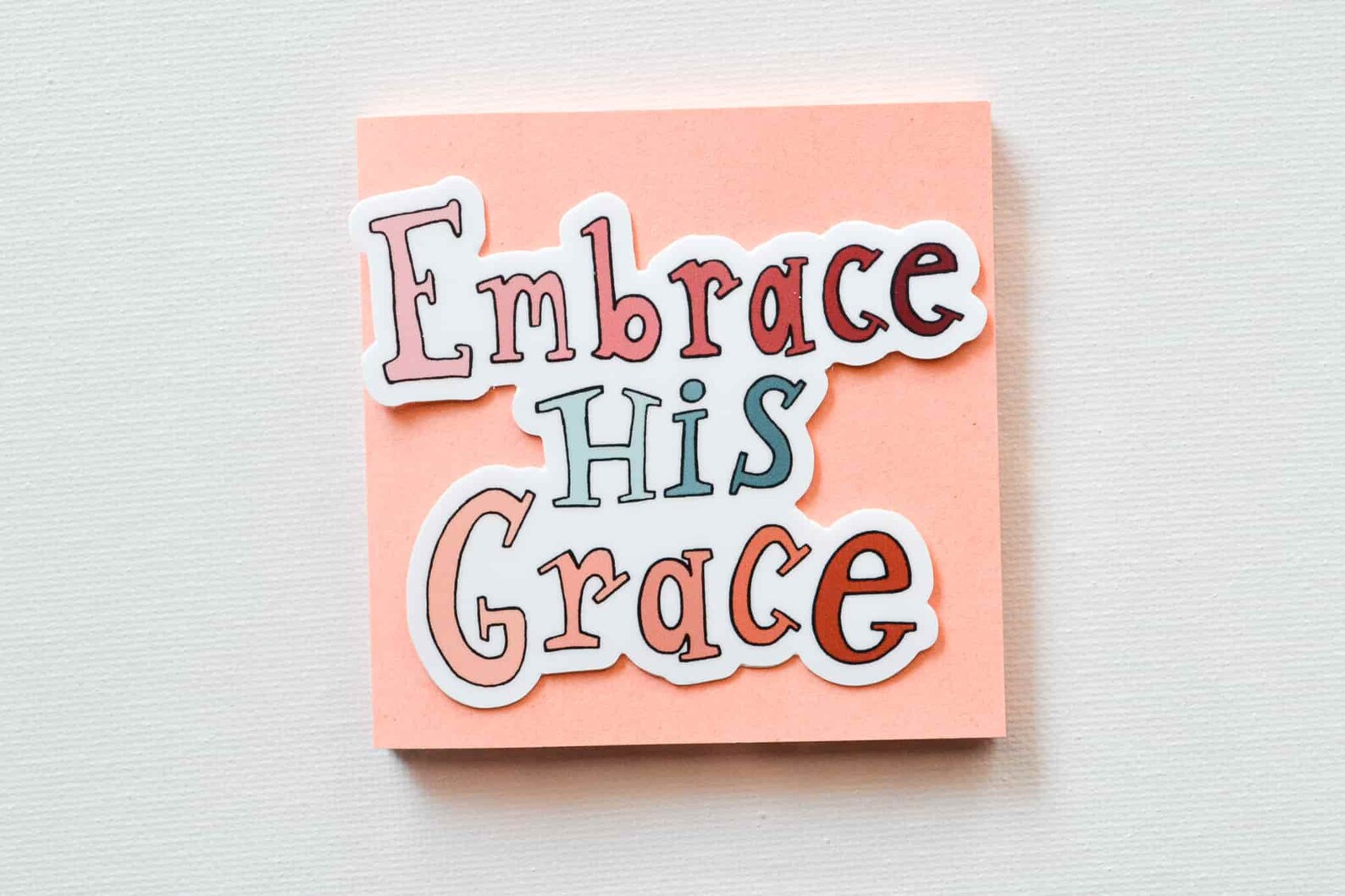 Embrace His Grace Christian Sticker Grace Sticker Faith - Etsy