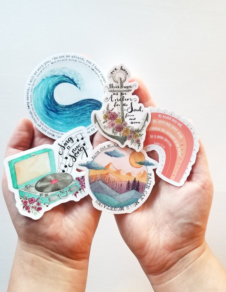 Christian Sticker Pack Christian Sticker Bundle Jesus - Etsy