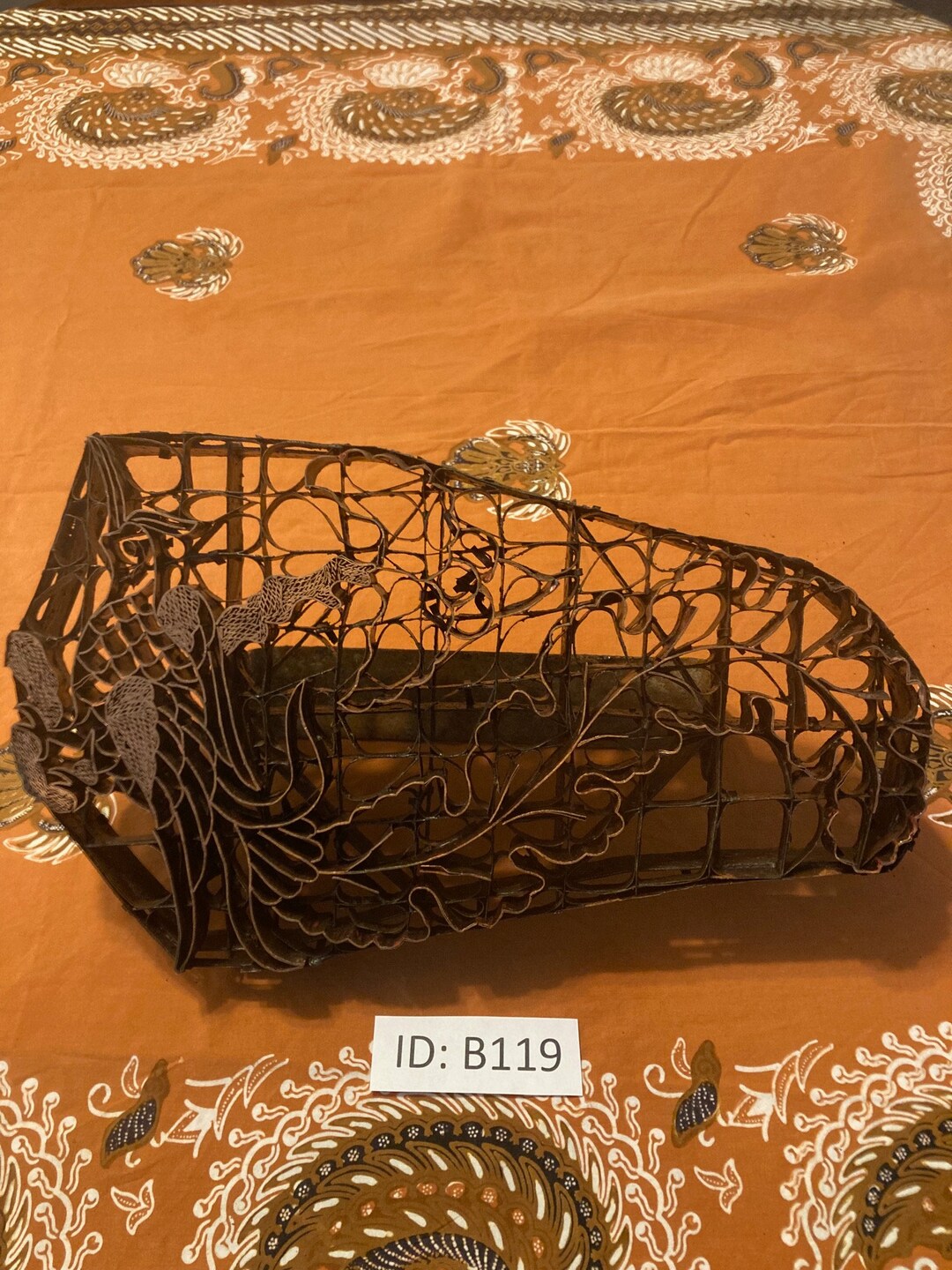 Antique Vintage Batik Tjap Copper Stamp Tropical Flower - Indonesia - Etsy