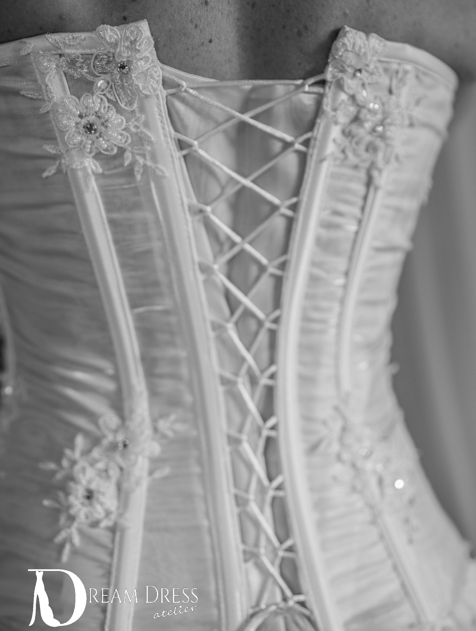 Ball Gown Wedding Dress With Transparent Corset - Etsy