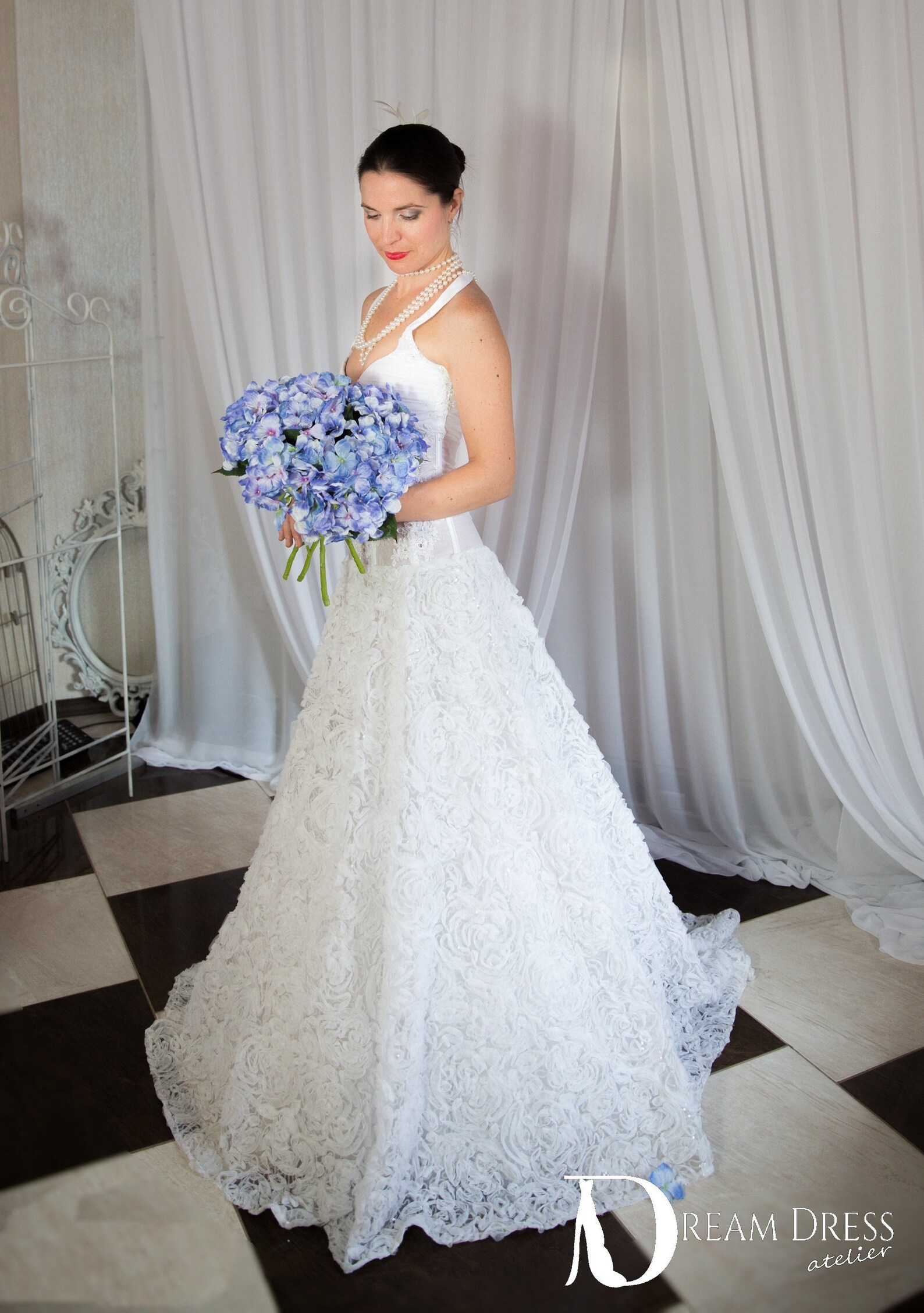 Ball Gown Wedding Dress With Transparent Corset - Etsy