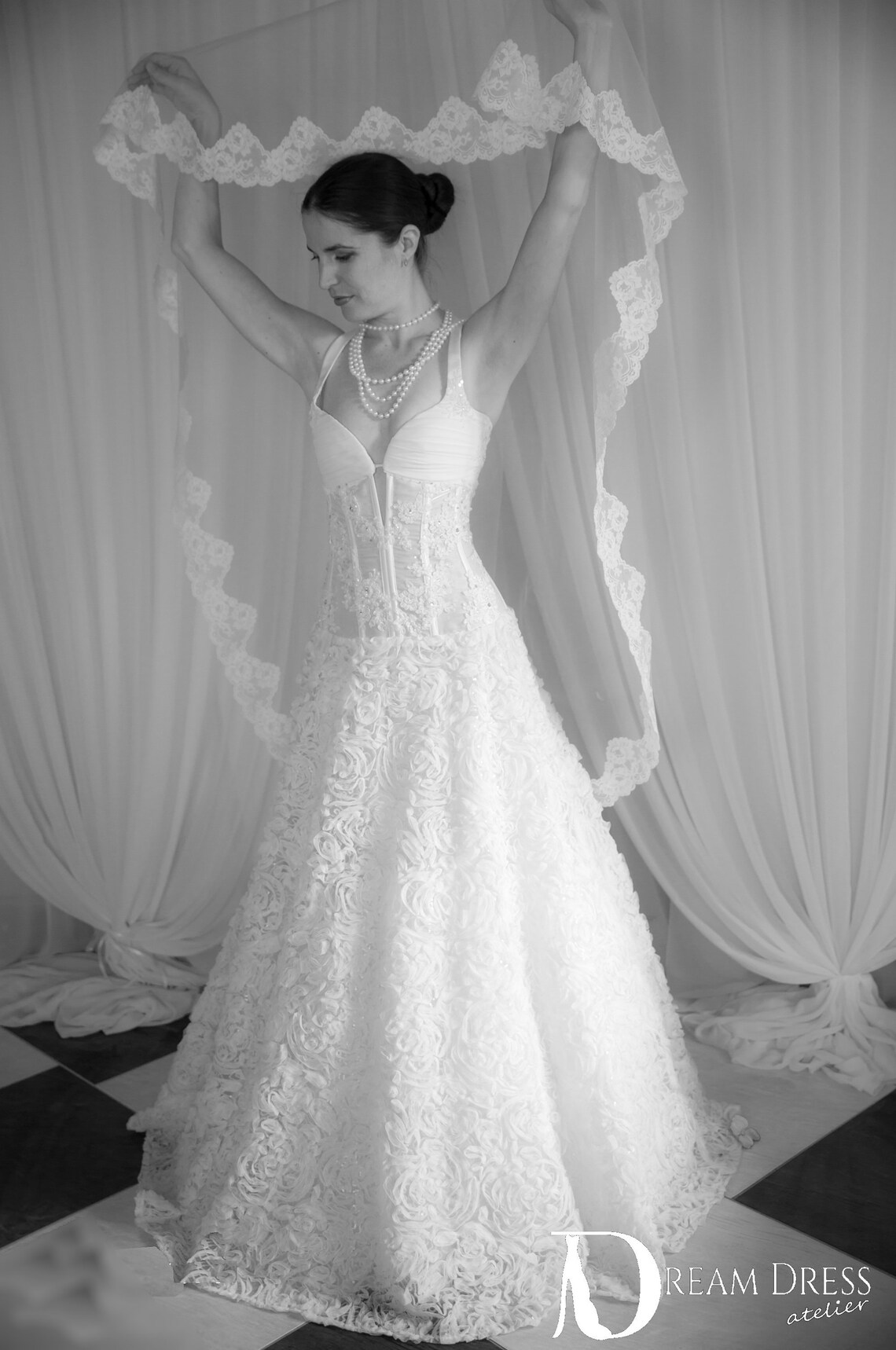 Ball Gown Wedding Dress With Transparent Corset - Etsy