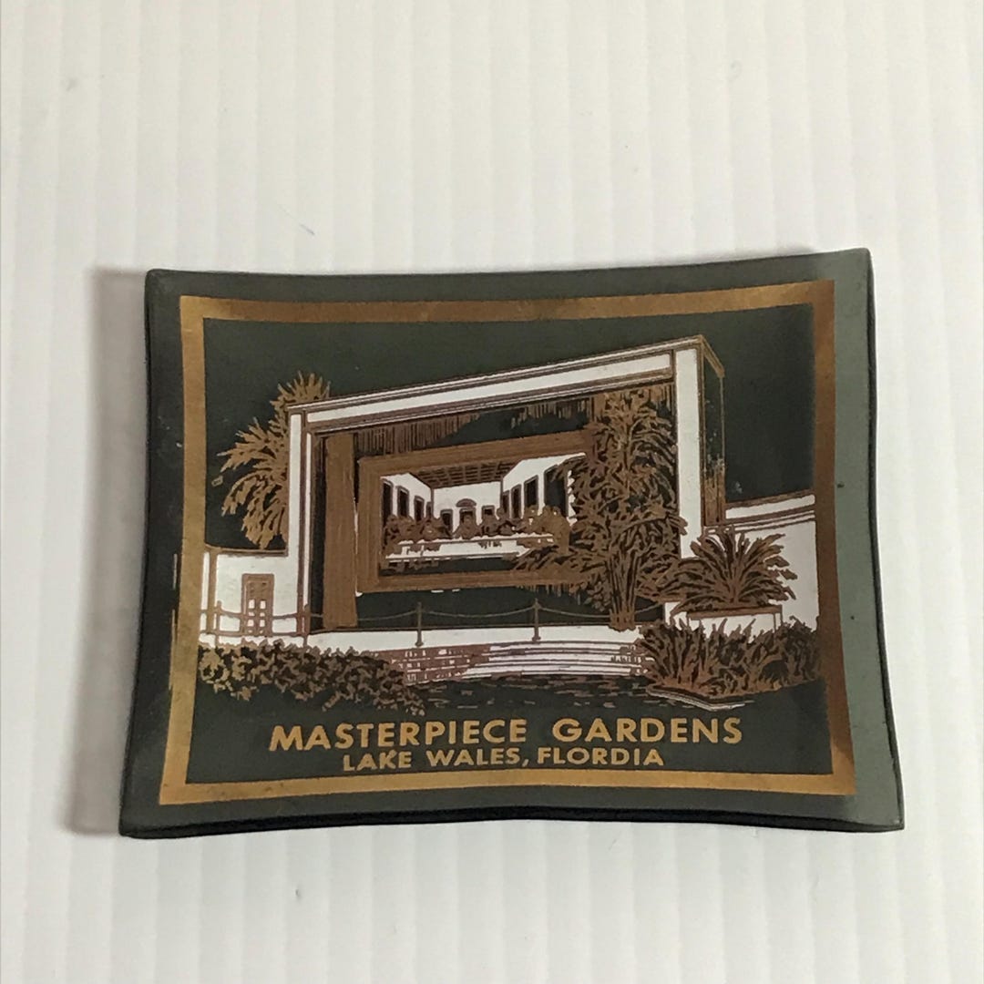 Vintage Decorative Masterpiece Gardens Lake Wales Florida Souvenir ...