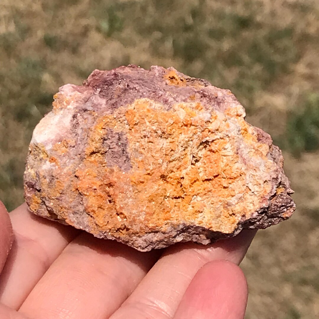 Wulfenite With Barite Crystal Mineral Specimen From Rowley Mine, Theba ...
