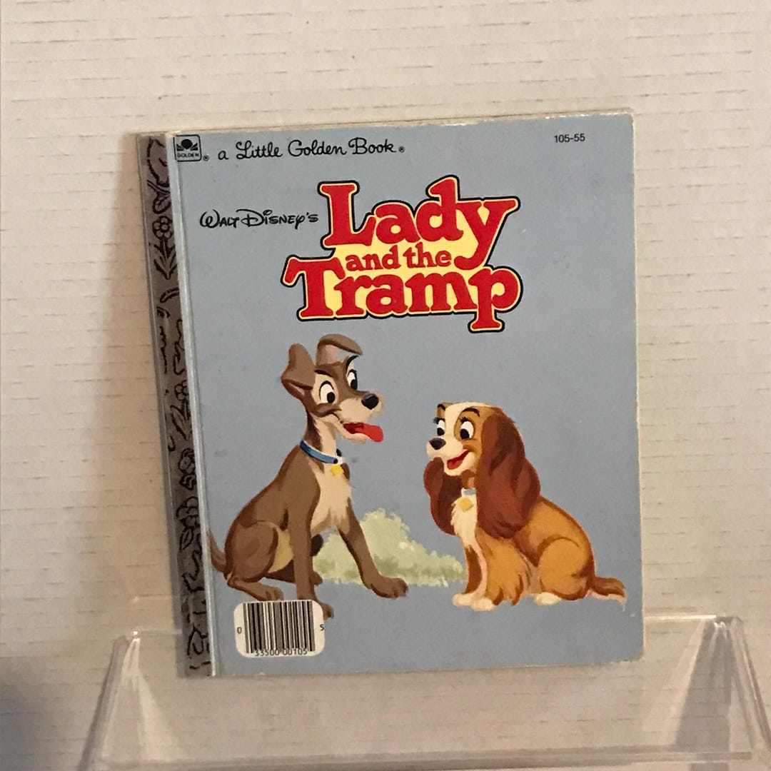 Vintage 1980s Walt Disney’s Lady and the Tramp Little Golden Book ...