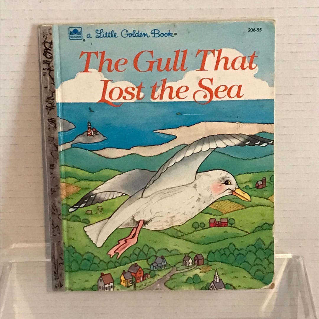 Vintage 1984 the Gull That Lost the Sea Little Golden Book Children’s ...