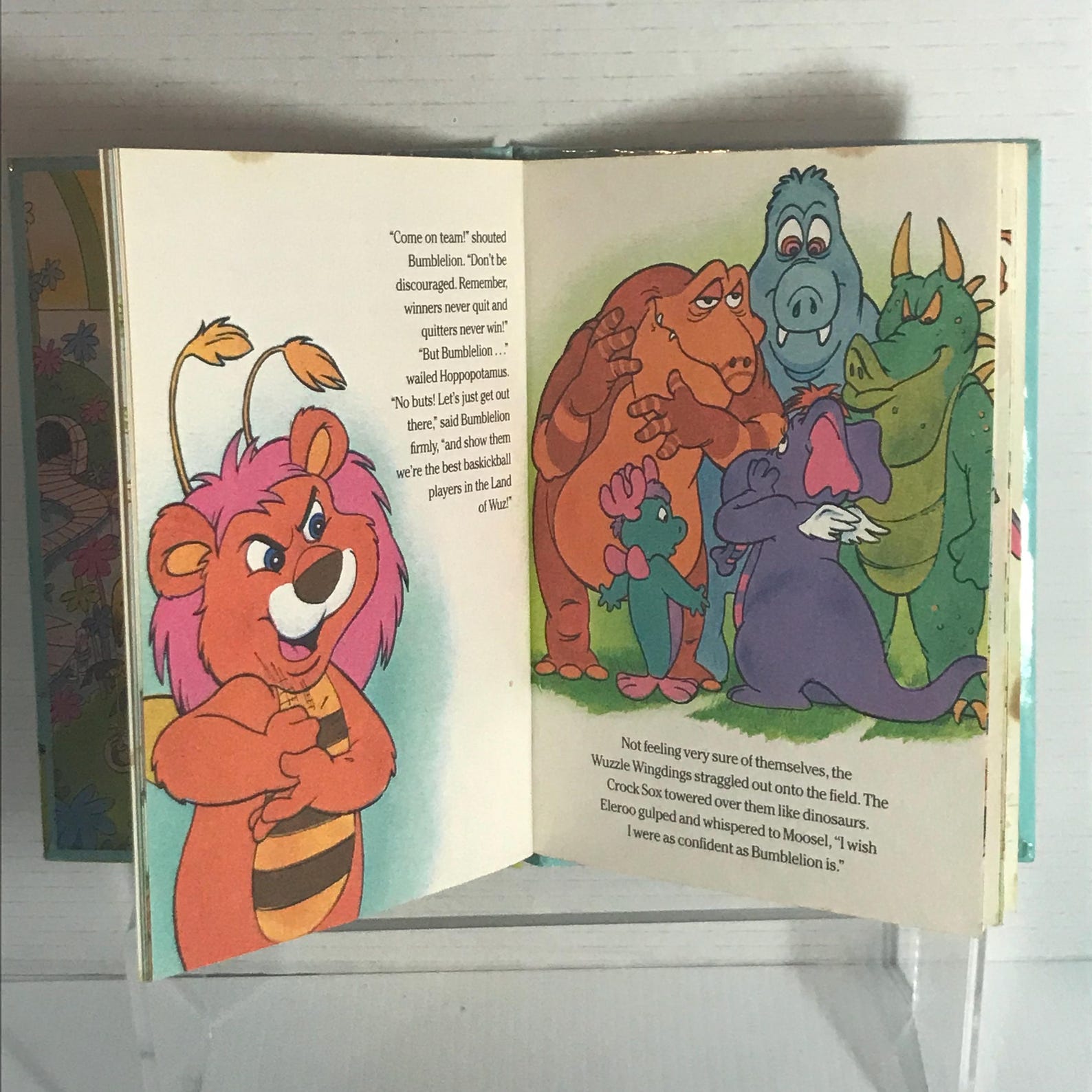 1984 the Wuzzles Win One for Bumblelion Hardcover Children's Book ...