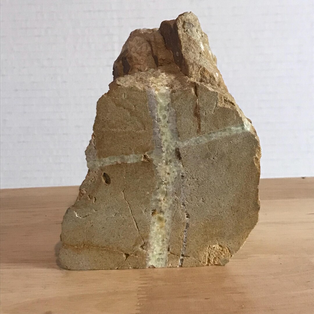 1.8 LB Wavellite Freeform Boulder Polished Front With Raw Natural Back ...