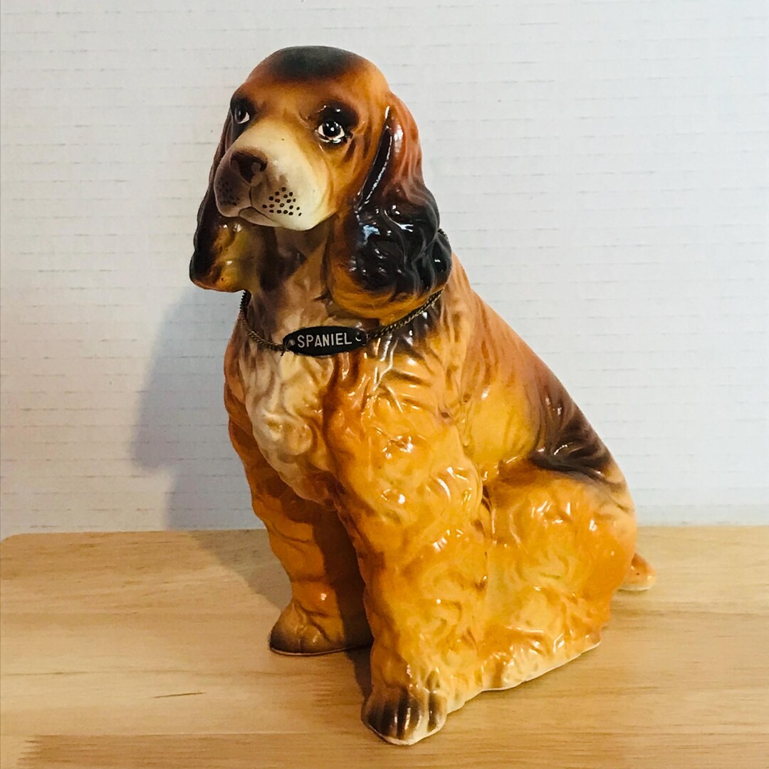 Vintage Brimco Tan and Brown Cocker Spaniel Dog Figurine Japan - Etsy