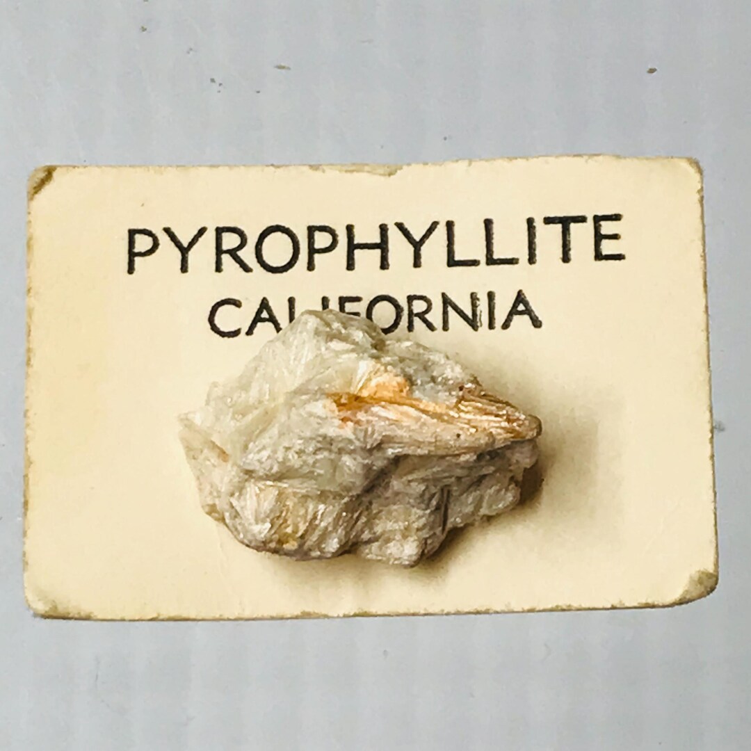 Pyrophyllite Mineral Specimen From California Old Stock From 1970s - Etsy