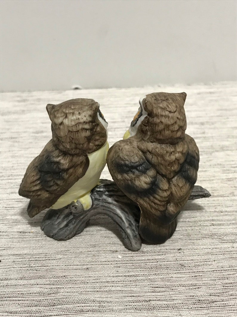Miniature Vintage Lefton Owls Bird Figurine #00753 - Etsy